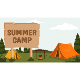 Free - Summer Camp Theme for PowerPoint and Google Slides - PPT Slides