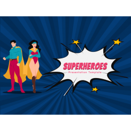 Free - Superheroes Presentation Theme for PowerPoint and Google Slides