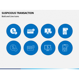 Suspicious Transaction Icons for PowerPoint and Google Slides - PPT Slides