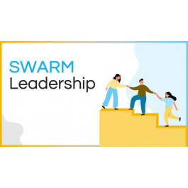 Swarm Leadership PowerPoint and Google Slides Template - PPT Slides