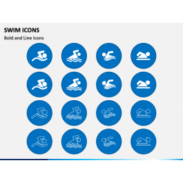 Swim Icons for PowerPoint and Google Slides - PPT Slides