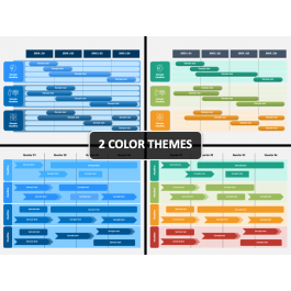 Swimlane Timeline PowerPoint and Google Slides Template - PPT Slides