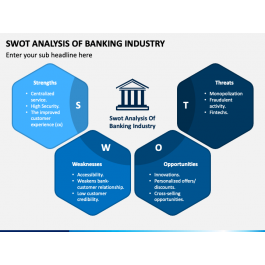 SWOT Analysis of Banking Industry PowerPoint and Google Slides Template ...