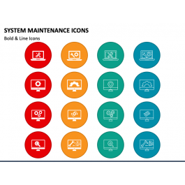System Maintenance Icons for PowerPoint and Google Slides - PPT Slides