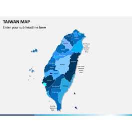 Taiwan Map for PowerPoint and Google Slides - PPT Slides