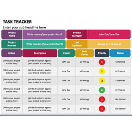 Task Tracker PowerPoint and Google Slides Template - PPT Slides