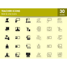 Teacher Icons for PowerPoint and Google Slides