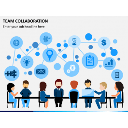 Team Collaboration PowerPoint and Google Slides Template - PPT Slides