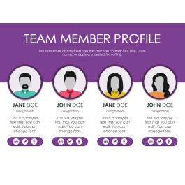 Team Member Profile PowerPoint and Google Slides Template - PPT Slides
