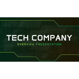 Tech Company Overview PowerPoint and Google Slides Template - PPT Slides