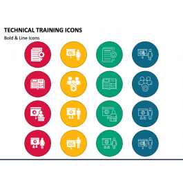 Technical Training Icons for PowerPoint and Google Slides - PPT Slides