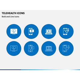 Telehealth Icons for PowerPoint and Google Slides - PPT Slides