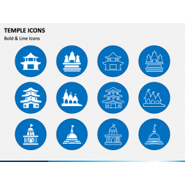 Temple Icons for PowerPoint and Google Slides - PPT Slides