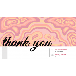 Thank You Background Template for PowerPoint and Google Slides - PPT Slides