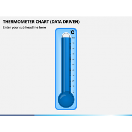Thermometer (Data Driven) for PowerPoint and Google Slides - PPT Slides