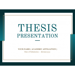 Thesis Presentation for PowerPoint and Google Slides - PPT Slides