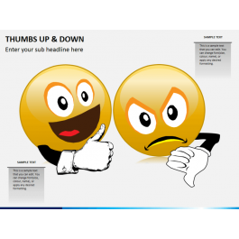 Thumbs Up and Down PowerPoint and Google Slides Template - PPT Slides