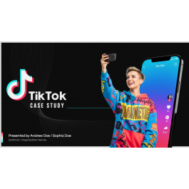 Free - Tiktok Case Study PowerPoint and Google Slides Template - PPT Slides