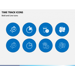 Time Track Icons for PowerPoint and Google Slides - PPT Slides