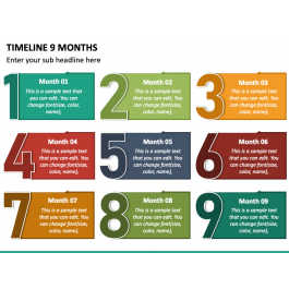 Timeline 9 Months PowerPoint and Google Slides Template - PPT Slides