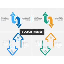 Top Down Bottom Up Arrow for PowerPoint and Google Slides - PPT Slides