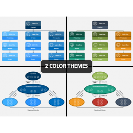 Top Down Hierarchy PowerPoint and Google Slides Template - PPT Slides