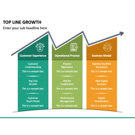Top Line Growth PowerPoint and Google Slides Template - PPT Slides