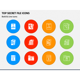 Top Secret File Icons for PowerPoint and Google Slides - PPT Slides