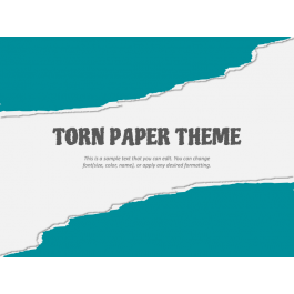 Free Torn Paper Creative Presentation Theme for PowerPoint and Google ...