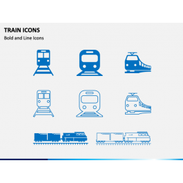Train Icons for PowerPoint and Google Slides - PPT Slides