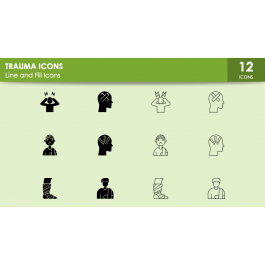 Trauma Icons for PowerPoint and Google Slides