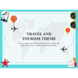 Free Travel and Tourism PowerPoint Template and Google Slides Theme