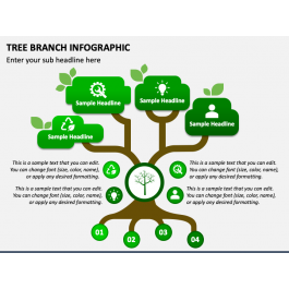 Tree Branch Infographic for PowerPoint and Google Slides - PPT Slides