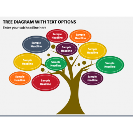 Free Tree Diagram with Text Options for PowerPoint and Google Slides