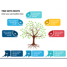 Tree with Roots PowerPoint and Google Slides Template - PPT Slides