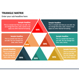 Triangle Matrix PowerPoint Template - PPT Slides