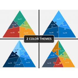 Triangle Puzzle PowerPoint and Google Slides Template - PPT Slides