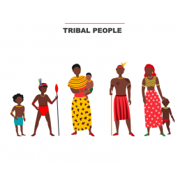 Tribal People for PowerPoint and Google Slides