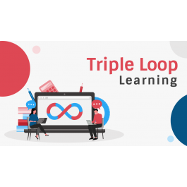 Triple Loop Learning PowerPoint and Google Slides Template - PPT Slides