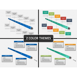 Tube Timeline PowerPoint and Google Slides Template - PPT Slides