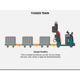 Tugger Train Illustration for PowerPoint and Google Slides - PPT Slides