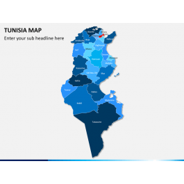 Tunisia Map for PowerPoint and Google Slides - PPT Slides