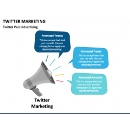 Twitter Marketing PowerPoint and Google Slides Template - PPT Slides
