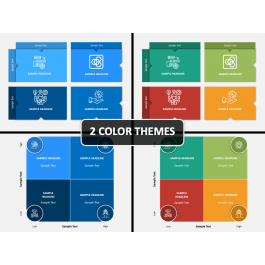 Two By Two (2x2) Matrix for PowerPoint and Google Slides - PPT Slides