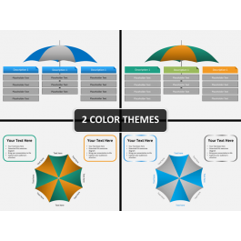Umbrella Chart for PowerPoint and Google Slides - PPT Slides