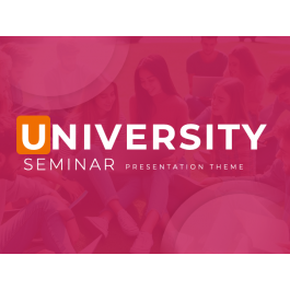 Free - University Seminar PowerPoint Template and Google Slides Theme