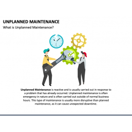 Unplanned Maintenance PowerPoint and Google Slides Template - PPT Slides