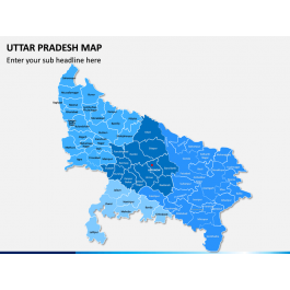Uttar Pradesh (UP) Map for PowerPoint and Google Slides - PPT Slides