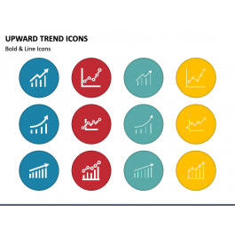 Upward Trend Icons for PowerPoint and Google Slides - PPT Slides
