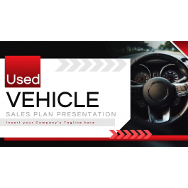 Used Vehicle Sales Plan PowerPoint and Google Slides Template - PPT Slides